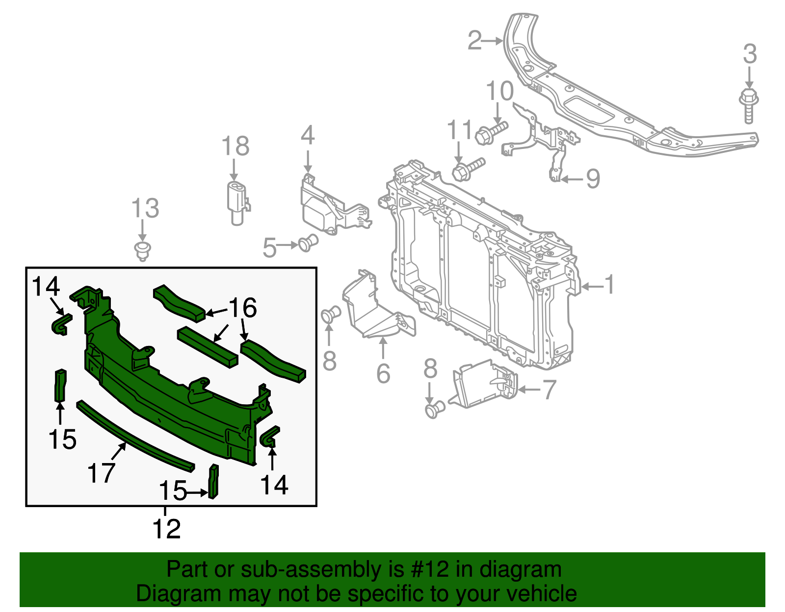 2017-2018 Mazda 3 Air Guide BALV-50-1C0A | RealMazdaParts.com