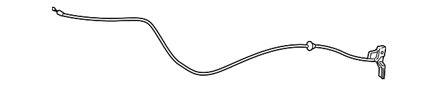2006-2009 Pontiac Torrent GM 15291965 Cable Assembly-Hood Prim Lat Rel ...
