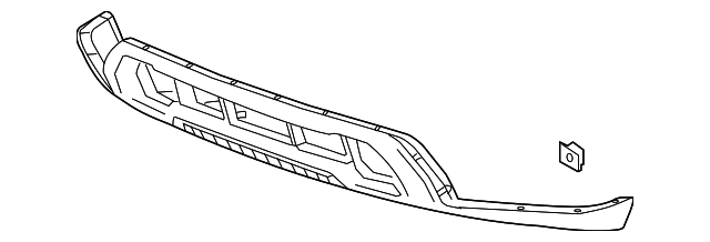 2019-2021 GMC Sierra 1500 Front Bumper Lower Fascia 84225827 ...