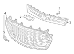 2017-2020 Chevrolet Trax Front Lower Grille 42537706 | GM Parts Center