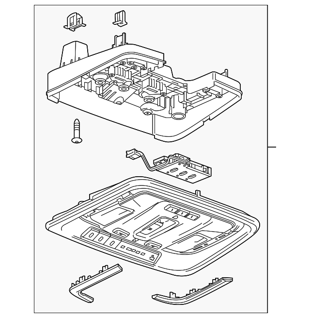 2023 Chevrolet Silverado 1500 F Console 84737308 | GMPartsDirect.com