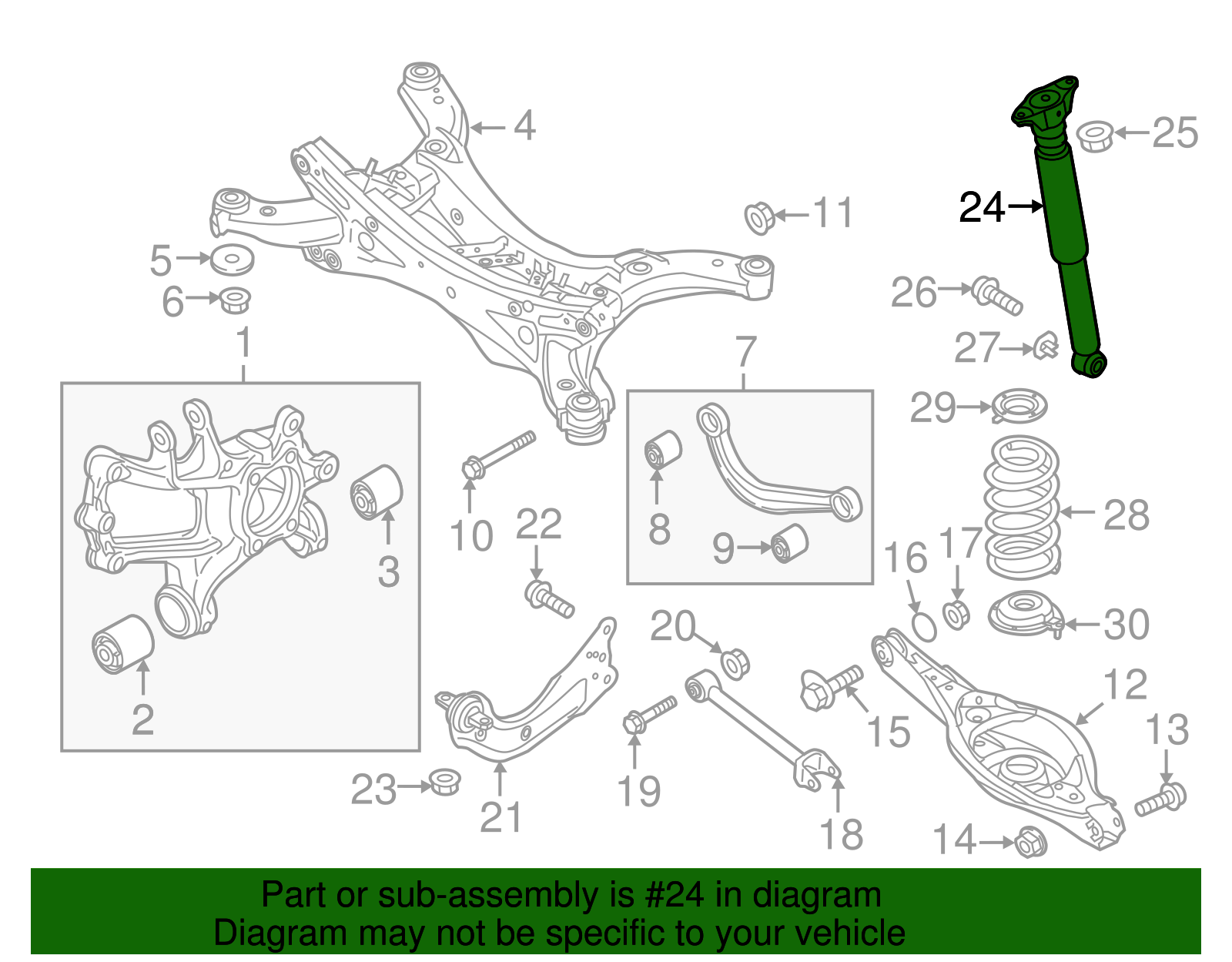 2013-2016 Mazda CX-5 Shock Absorber KR27-28-910H | OEM Parts Online