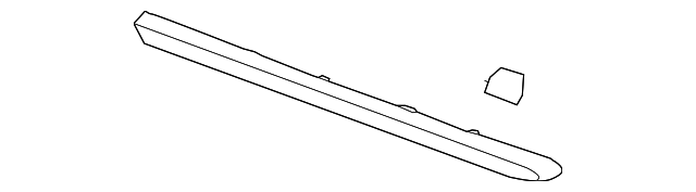 2019-2022 GMC Hood Front Molding 84212543 GM | GMPartsDirect.com