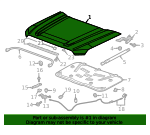 2019-2025 GMC Hood 84610676 GM | GMPartsDirect.com