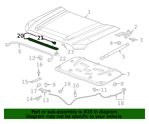 2022-2025 GMC Molding 84737840 GM | GMPartsDirect.com