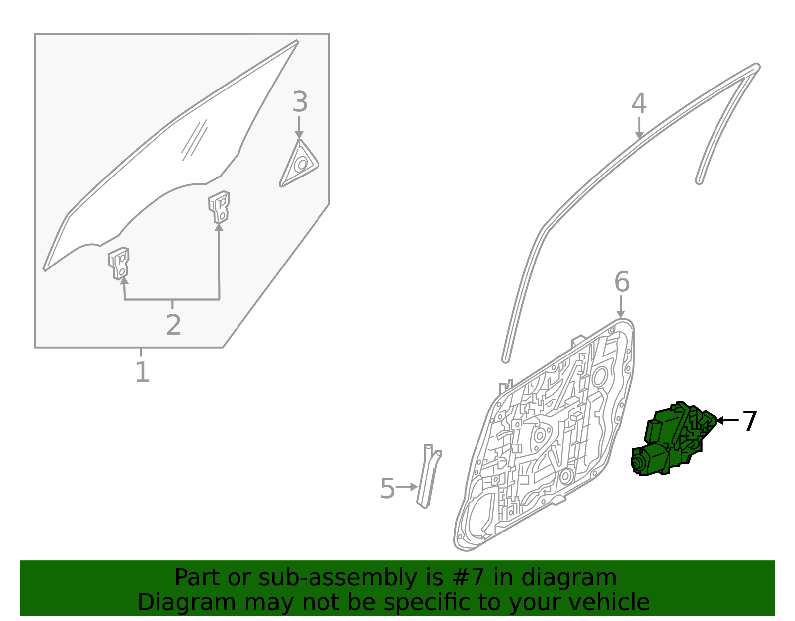 82450-D9000 - Window Motor 2017-2022 Kia Sportage | Kia.Parts Store
