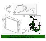 2015-2016 GM Auxiliary Radiator Outlet Hose 84036271 GM | GMPartsDirect.com