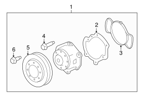 Genuine Water Pump Seal for 12691259 | Over 30% Off All Genuine Saab ...