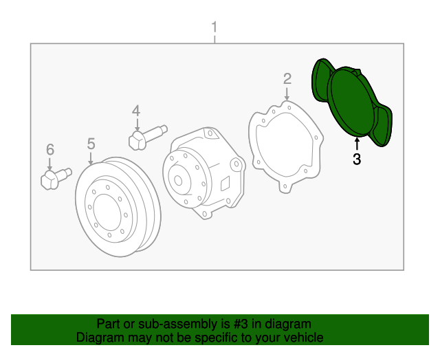 Genuine Water Pump Seal for 12691259 | Over 30% Off All Genuine Saab ...