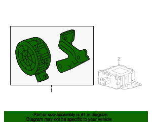 Pedestrian Sound Alert Speaker 42723169 | TascaParts.com