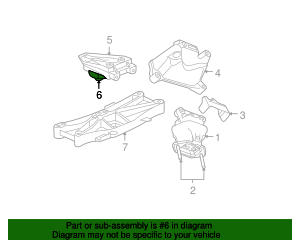 2005-2010 Mopar Mount 4578063AG | TascaParts.com