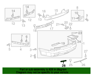 2014-2024 GM Rear Driver Side Fascia Lower Signal Lamp 84135079 GM ...