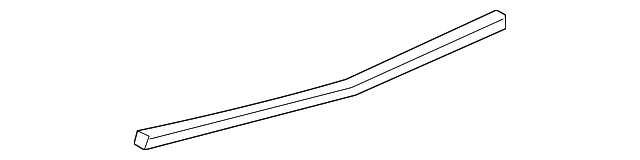 2014-2016 Cadillac CTS Rear Bumper Fascia Molding 22898271 GM ...