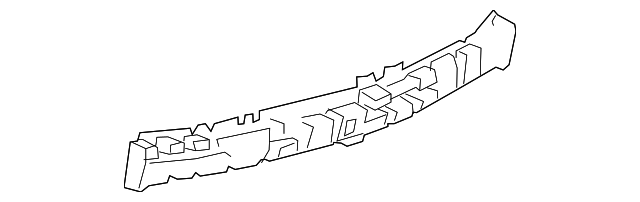 2014-2016 Cadillac CTS Rear Bumper Energy Absorber 22753154 ...