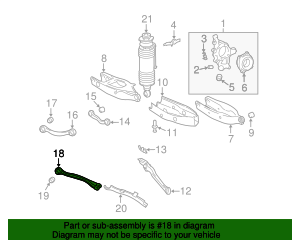 2003-2012 Mercedes-Benz Track Bar 2113502606 | AutoNationParts.com