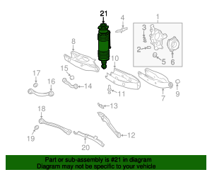 2007-2012 Mercedes-Benz Hydropneumatic Spring Leg 230-320-04-38-80 | MB ...