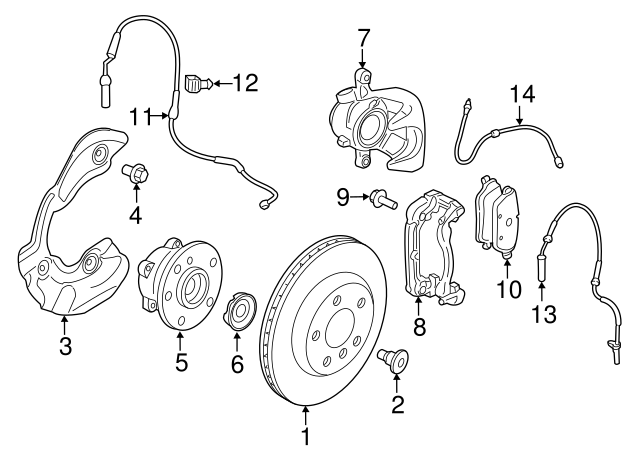 34521164653 - 1999-2024 BMW Wear Indicator Clip (34-52-1-164-653) | BMW ...