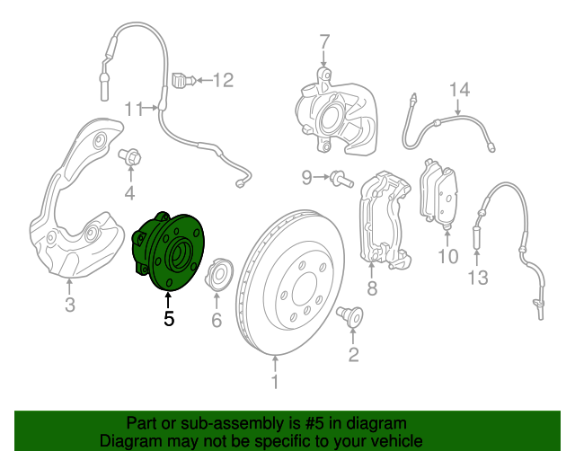 Genuine BMW 33-41-6-867-927 | Hub & Bearing | FREE Shipping on Most ...