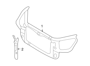 2006-2007 Kia Optima Radiator Support 64101-2G000 | OEM Parts Online