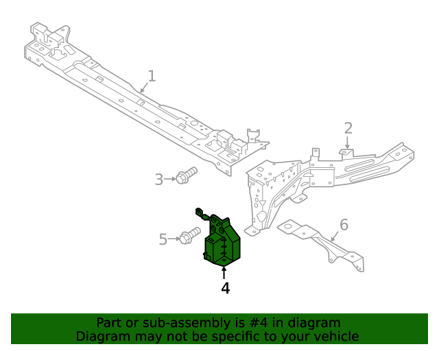 31469370 - Front Bracket - 2019 2020 Volvo XC40 | Volvo OEM Parts Direct
