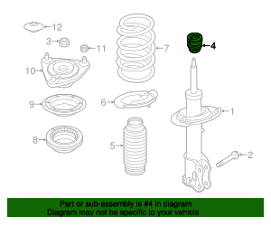 54626-A7000 - Strut Bumper 2014-2018 Kia | Kia.Parts Store