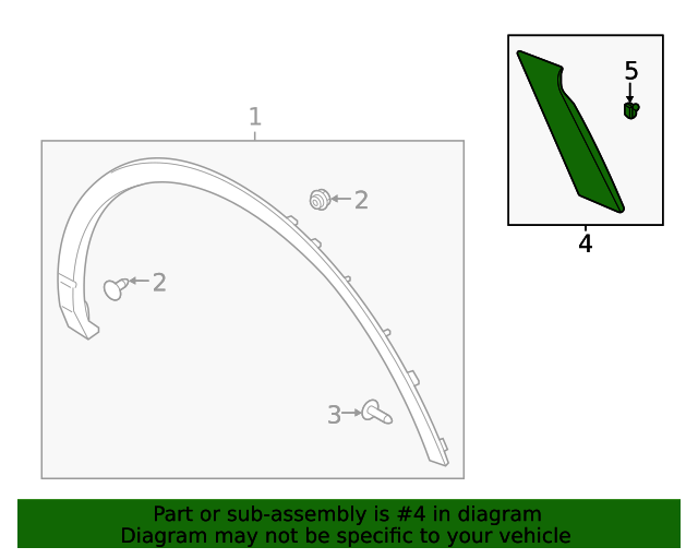 LJ7Z-78291A09-AA - Molding 2020-2023 Lincoln Corsair | AutoNationParts.com