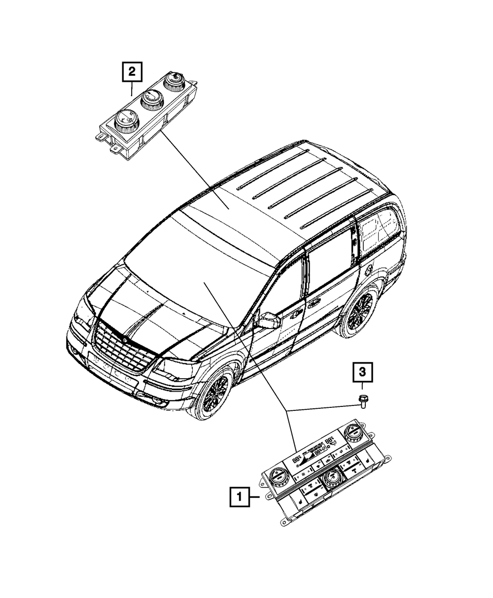 2012-2020 Mopar A/C And Heater Control 55111236ai | TascaParts.com