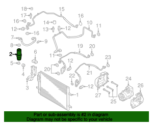 3D0-820-192-B - Dehydrator - 2015-2019 Volkswagen e-Golf | VW Direct ...