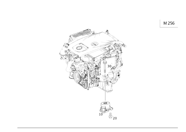290-240-11-00 - Engine Mount 2018-2025 Mercedes-Benz | Mercedes-Benz ...