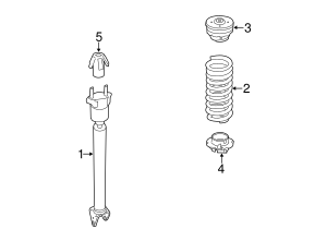 251-320-21-31 - Shock Absorber 2006-2012 Mercedes-Benz ...