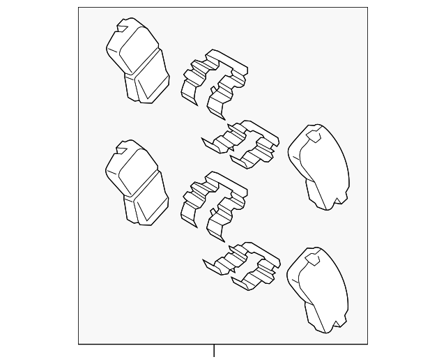 2018-2023 Hyundai Brake Pads Rear 58302-J9A00 | OEM Parts Online