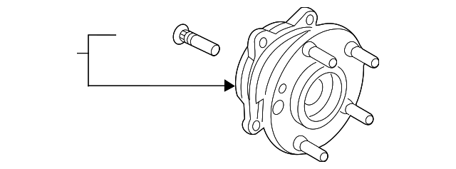 Genuine Hub Assembly for 2017-2023 Hyundai | Part# 51750-F2000 ...
