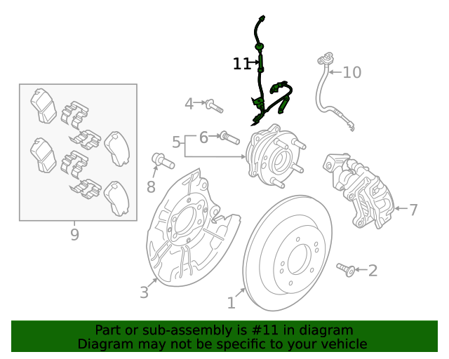2018-2021 Hyundai ABS Sensor Wire 58950-J9100 | OEM Parts Online