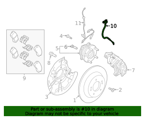 2018-2023 Hyundai Brake Hose 58737-J9100 | OEM Parts Online