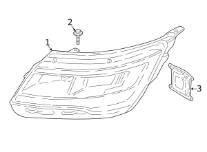 2020-2021 Ford Controller Screw -W506945-S900 | TascaParts.com
