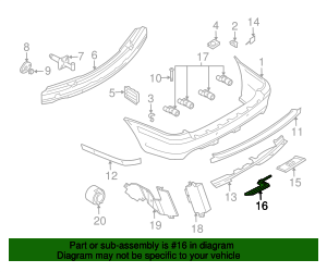 Genuine BMW 51-12-7-893-073 | Deflector Panel | FREE Shipping on Most ...
