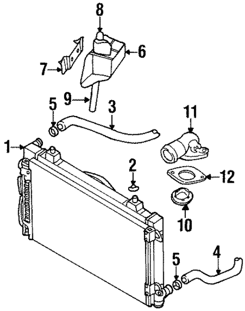 Radiator & Components for 2001 Chrysler Prowler | TascaParts.com