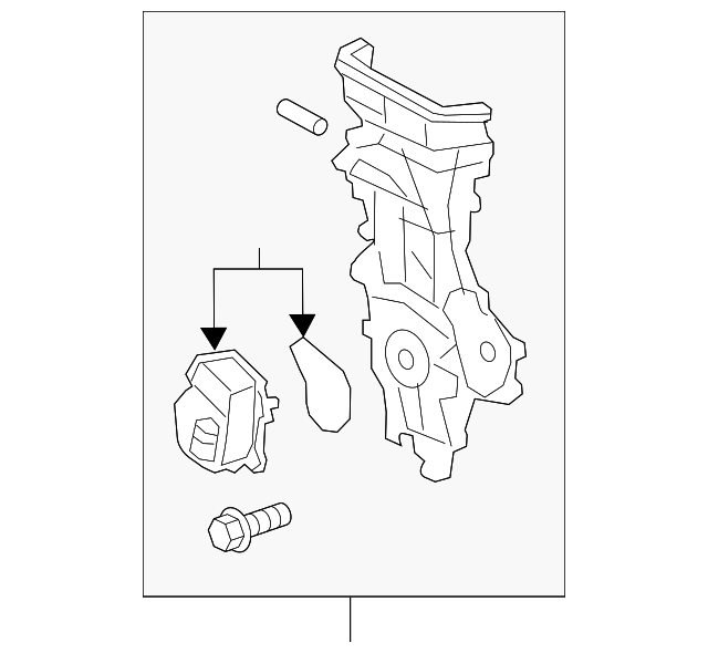 11310-37110 - 2023-2024 Toyota Corolla - Timing Cover | Discount Parts ...