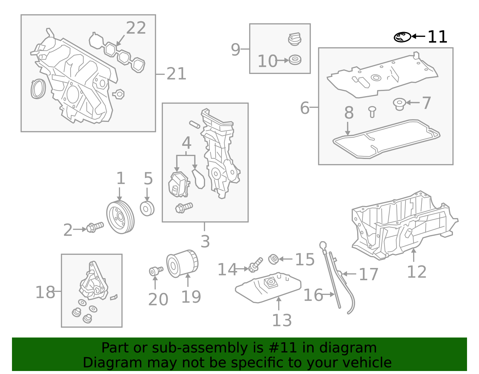 2021-2024 Toyota Corolla Engine Cover Emblem 11291-37100 | OEM Parts Online