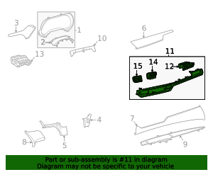 55420-08100-E0 - Finish Molding - 2021-2022 Toyota Sienna | OEM Genuine ...