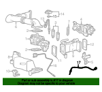 2011-2016 GM Position 2 Exhaust Temperature Sensor 12643246 GM ...
