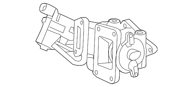 12639421 - Exhaust Gas Recirculation (EGR) Cooler Bypass Valve 2011 ...