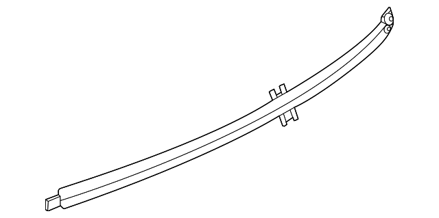 2020-2022 Volkswagen Atlas Cross Sport Rear Molding 3CM-853-583-B-FOD ...