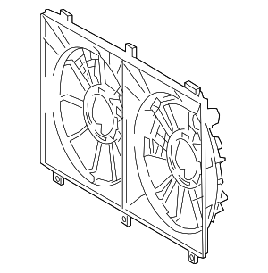 16711-38160 - Fan Shroud For 2015-2024 Lexus | Lexus OE Parts