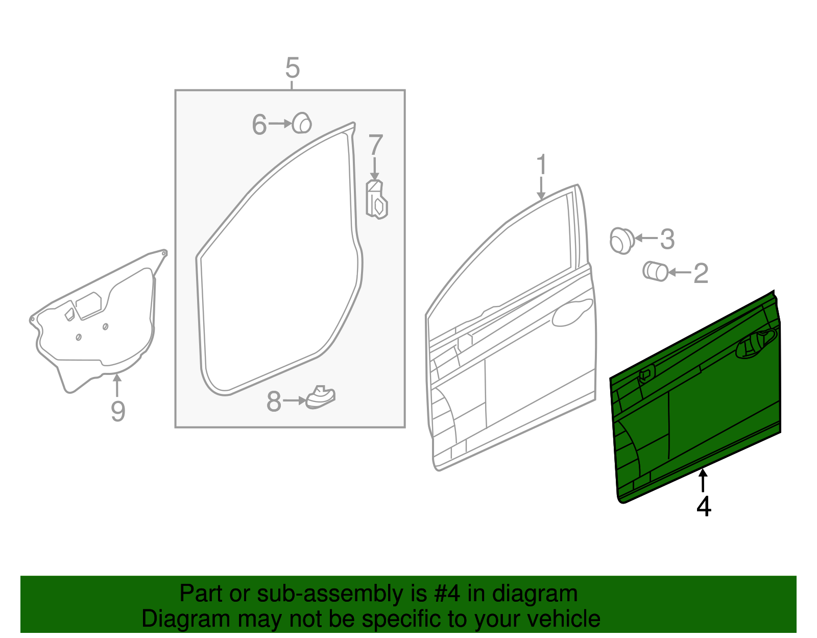 67111-TR0-305ZZ - Outer Panel 2012-2015 Honda Civic | Honda Parts Online