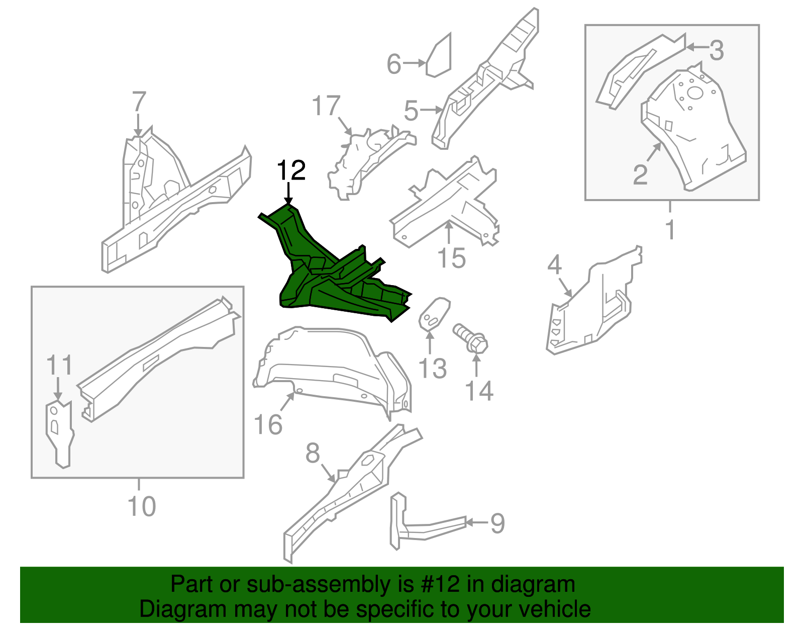 2015-2020 Infiniti QX60 Center Rail G5171-9NBMA | INFINITI OF WEST CHESTER