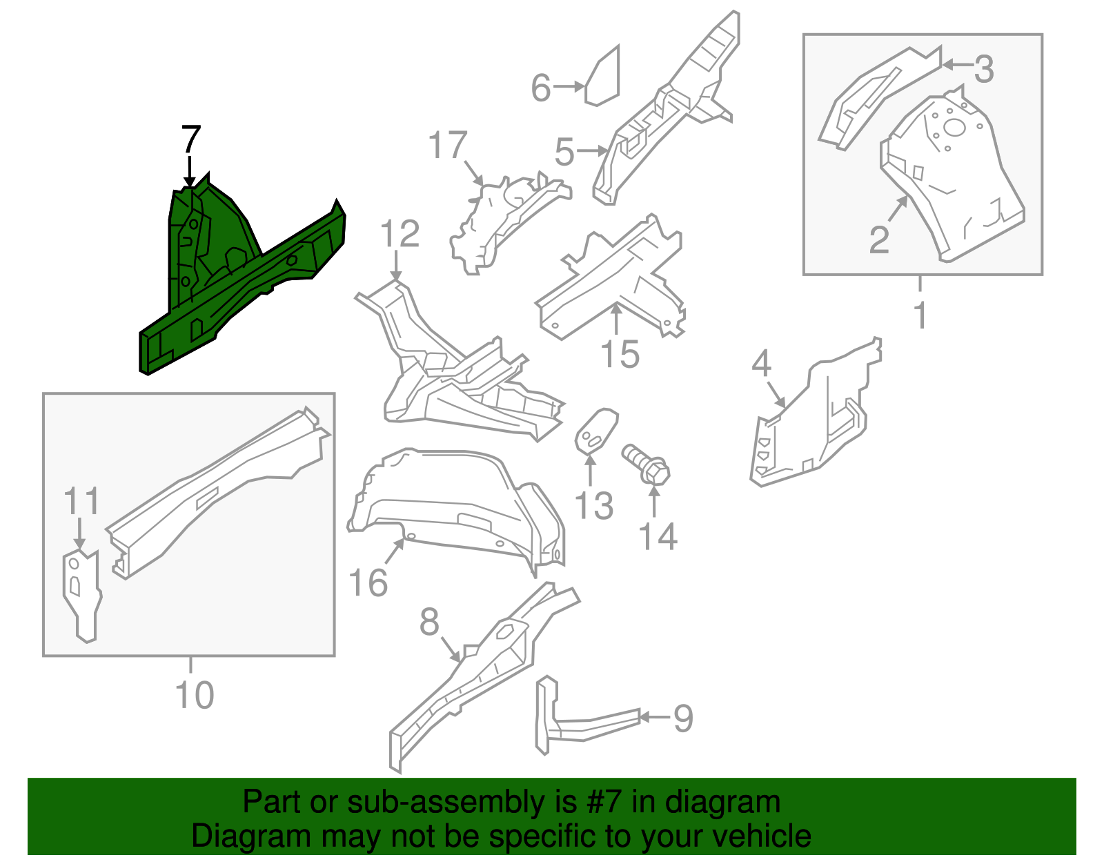 2013-2014 Infiniti Outer Rail G5130-3JAMA | Infiniti of Orland Park