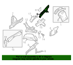 2013-2020 Infiniti Upper Rail F4180-3JAMA | OEM Parts Online