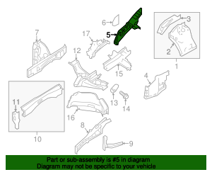 2017-2020 Infiniti QX60 Upper Rail F4181-9NJMA | Infiniti of Orland Park