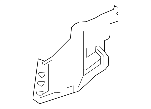 64839-3JA0A (648393ja0a) - 2013-2014 Infiniti Side Shield | Infiniti ...